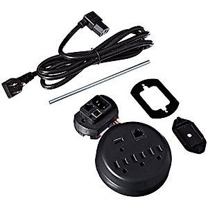 Liberty Safe Power Outlet Kit for Interior Safe Accessories with USB and Ethernet for Dehumidifiers and Lights