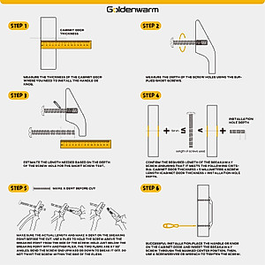 Goldenwarm 10 Pack Black Square Bar Cabinet Pull Drawer Handle Stainless Steel Modern Hardware for Kitchen Bathroom Cabinets Cupboard,Center to Center 3in (76mm) Modern Matte Black Drawer Pulls