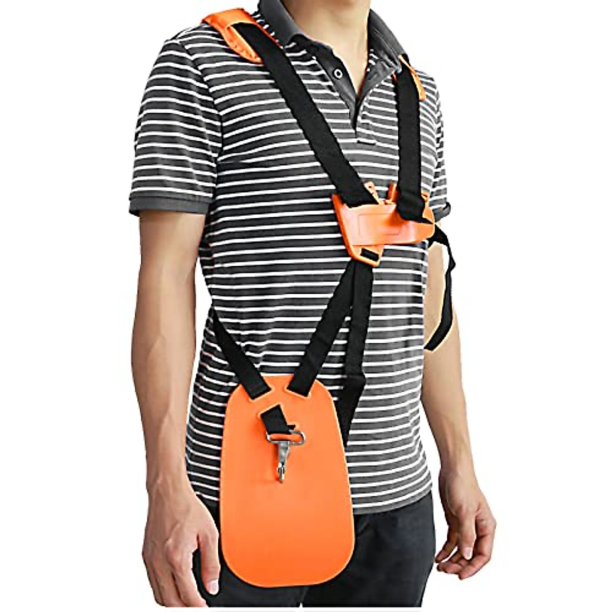 Weed Eater Strap Weed Wacker Strap Comfort String Trimmer Strap Double Shoulder Strap, Brush Cutter Nylon Belt Weed Eater Harness