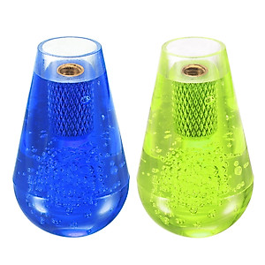 uxcell Ellipse Oval Joystick Head Rocker Ball Top Handle Arcade Game Replacement Yellow Blue