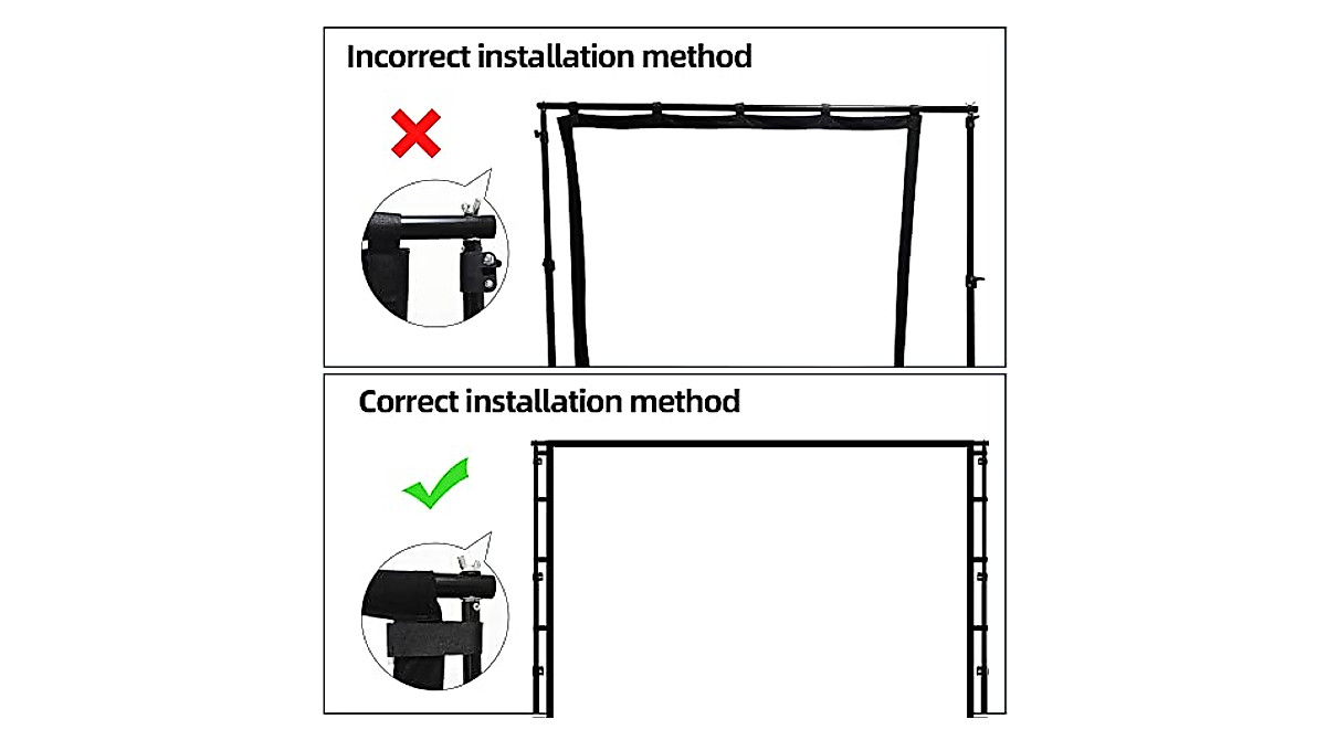 Portable 100-Inch 4K HD Projector Screen with Stand | Lejiada
