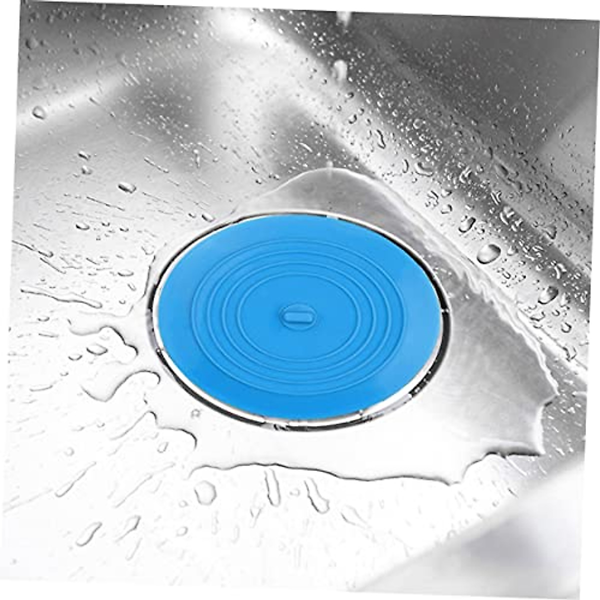 Gadpiparty 10 Pcs Sink Plug Kitchen Sink Stopper Hair Stopper Bath Plug Drain Plug Silicone Drain Hair Catcher
