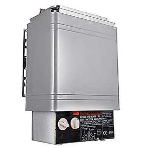 VEVOR Sauna Heater 2KW Dry Steam Bath Stove 110V-120V with Internal Controller for Max.105.9 Cubic Feet Home Hotel Spa Shower