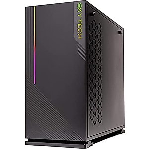 Skytech Gaming Azure Gaming PC Desktop – Intel Core i5 12600K 3.7 GHz, RTX 3060 Ti, 1TB NVME SSD, 16G DDR4 3200, 650W Gold PSU, AC Wi-Fi, Windows 10 Home 64-bit