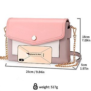 Medium Crossbody Purse for Women with Multiple Interior Pockets