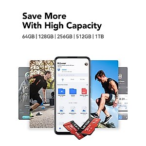 Lexar E-Series Plus 128GB Micro SD Card, microSDXC UHS-I Flash Memory Card with Adapter, 160MB/s, C10, U3, A2, V30, Full HD, 4K UHD, High Speed TF Card for Phones, Tablets, Drones, Dash Cam