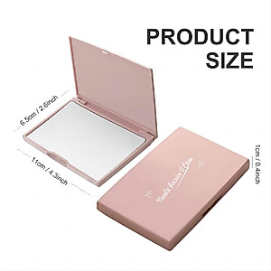 MovFlax Magnetic Needle Case Needle Holder, Portable Embroidery Pin Storage Box, Magnetic Sewing Needle Minder, Cross Stitch Knitting Pin Organizer Container Tool (Pink) ﻿