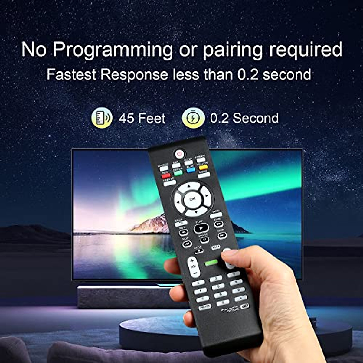 New Universal Replaced Remote Control Replacement fit for All Magnavox Smart TV