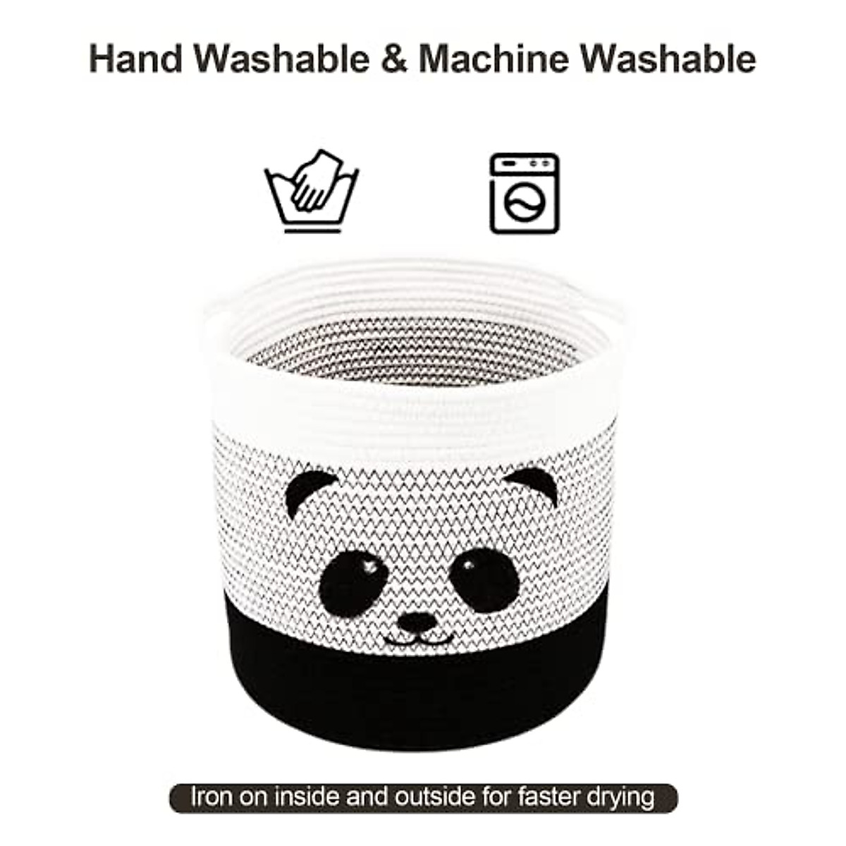 Storage Basket Bins Woven Baskets 3 Pack for Storage Woven Baskets 11.8in*11.8in for Organizing Living Room, Bedroom toys clothes towels books