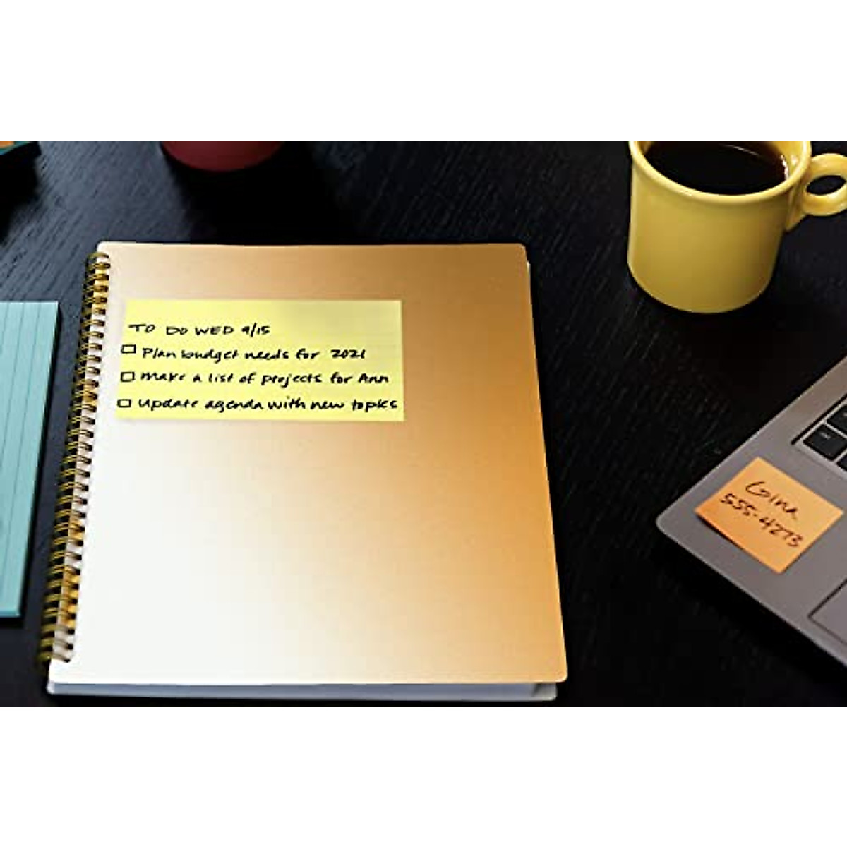 Post-it Pop-up Notes 3x5 in, 12 Pads, America's #1 Favorite Sticky Notes, Canary Yellow, Clean Removal, Recyclable (655)