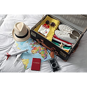 DecorRack 84 Piece First Aid Med Kit, Small Travel Size Kit, First Aid Patch Purse Essentials Bandages for Car, College Dorm, Home, Boat, or Camping, (2 Pack of 42pcs)