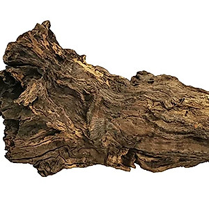 kathson Large Natural Aquarium Driftwood Reptiles Branches Terrarium Ornament Sinkable Wood Decor Trunk Fish Tank Log Habitat Decoration (12"-17")