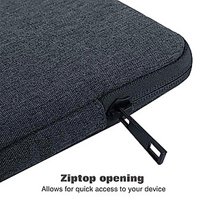 MoKo 9-11 Inch Tablet Sleeve Bag Carrying Case Fits New 11-inch iPad Pro M4/iPad Air M2 2024, iPad Air 5/4/3 10.9"/10.5", iPad Pro 11 M2, iPad 10th 10.9, iPad 9/8th Gen 10.2, Tab S8/S9 11", Space Gray