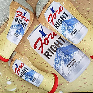 Fore Right Beer Can Driver 460cc Club Headcover Handmade by BeeJos