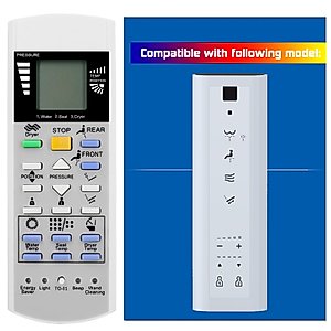Replacement Remote Control for TOTO Washlet Neorest Bidet Toilet Seat THU6210 MS922CUMFG G450 TCF894CG TCF895CG TCF896CG TCF897CG WASHLET RG TCF34270GEU TCF34170GEU TCF34120GEU TCF34120GGB