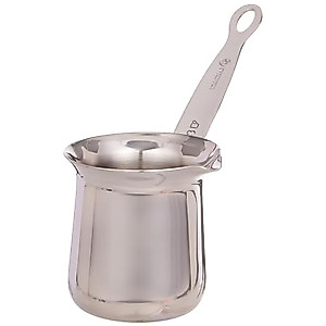 Korkmaz Stainless Steel Turkish Milk/Coffee Pot - 3 Cup