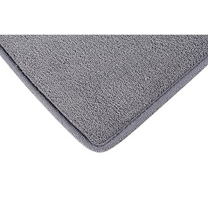 FABBRICA HOME Ultra-Soft Extra-Thick High Density Memory Foam (2 feet by 5 feet, Slate Gray)