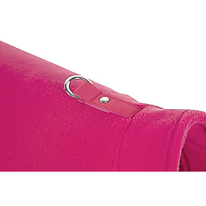 Gooby Fleece Vest Dog Sweater - Pink, Small - Warm Pullover Fleece Dog Jacket with O-Ring Leash - Winter Small Dog Sweater Coat - Cold Weather Dog Clothes for Small Dogs Boy or Girl