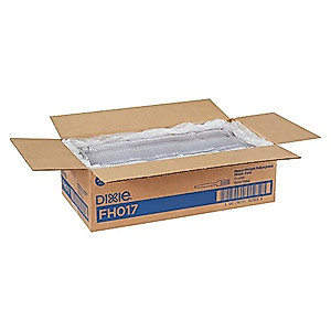 Dixie 7.13" Heavy-Weight Polystyrene Plastic Fork by GP PRO (Georgia-Pacific); Clear; FH017 ; Case of 1;000