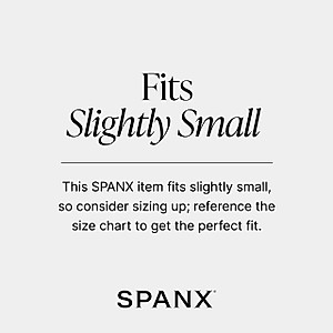 SPANX Undie-Tectable Thong - Comfortable Core Control - Invisible Shapewear Thong - Women's No Show Thong Underwear - Very Black - Small