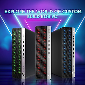 Gaming 800 G3 Computer Desktop PC, Intel Core i7-7700, 32GB RAM, 1TB M.2 SSD (Super Fast Computer), 2TB HDD, GT1030 2GB Graphic KB & M, WiFi, Windows 10 Pro (Renewed)