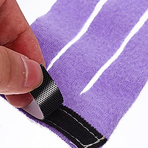 POPETPOP Rabbit Toys Bunny Cage Guinea Pig Cage Decorations - 4 Pieces Hamster Hideout Door Curtains Fleece Hideaway, Small Animal Habitat Cage Accessories Parrot Toys Bunny Cage