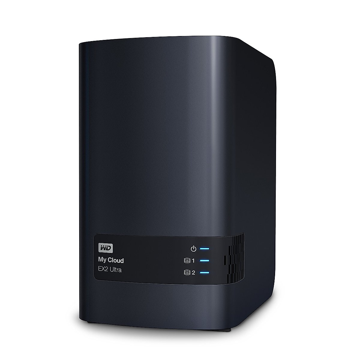 WD 24TB My Cloud EX2 Ultra 2-Bay NAS, Network Attached Storage, RAID, Backup, Streaming, Media Server - WDBVBZ0240JCH-NESN