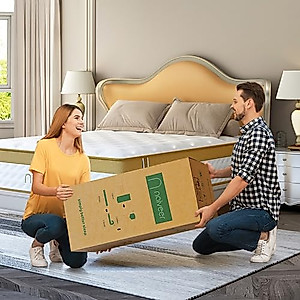 Naiveer Cool Gel Memory Foam Hybrid Mattress, 12 Inch Full Size Mattress in A Box with Pocket Springs for Cool Sleep & Pressure Relief, Medium Firm Feeling with CertiPUR-US Certified Foam