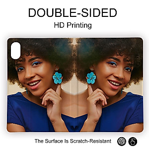 KEAECIZ Personalized Custom Photo Case for iPad 10th Generation Case 2022, Microfiber Lining Soft TPU Back Case for iPad 10.9 inch with Auto Sleep/Wake Smart Leather Cover