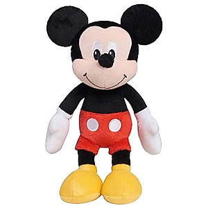 Disney Junior Mickey Mouse Bean Plush Mickey Mouse Stuffed Animal, Kids Toys for Ages 2 Up by Just Play