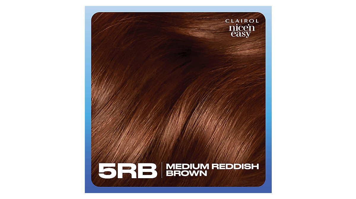 Clairol Nice'n Easy 5RB Medium Reddish Brown Hair Dye