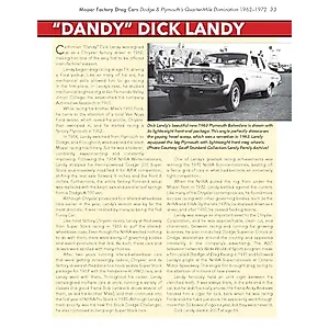 Mopar Factory Drag Cars: Dodge & Plymouth's Quarter-Mile Domination 1962-1972