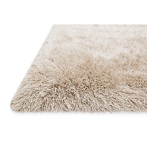 Loloi ORIAN SHAG Area Rug, 5'-0" x 7'-6", Ivory