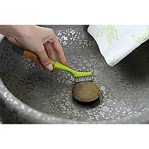 Full Circle Micro Manager Home & Kitchen Detail Cleaning Brush, Green