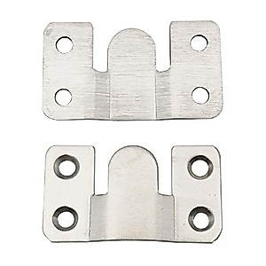 Sipery 12Pcs Universal Sectional Sofa Interlocking Furniture Connector, Stainless Steel Sectional Sofa Connector Brackets 2.1" Length