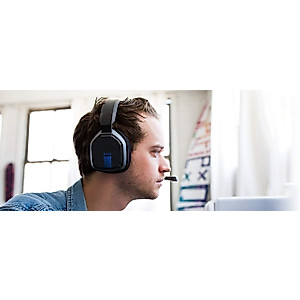 ASTRO Gaming A10 Headset for Xbox One/Nintendo Switch / PS4 / PC and Mac - Wired 3.5mm and Boom Mic by Logitech - Bulk Packaging - Blue/Black (Renewed)