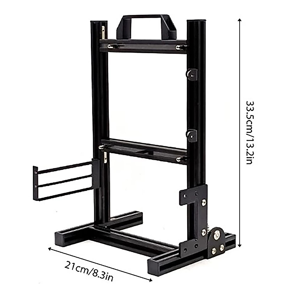 Mini ITX PC Test Bench Computer Water Cooling Open Frame Overclock Air Vertical Case Mini All Aluminum HTPC Support Graphics Card