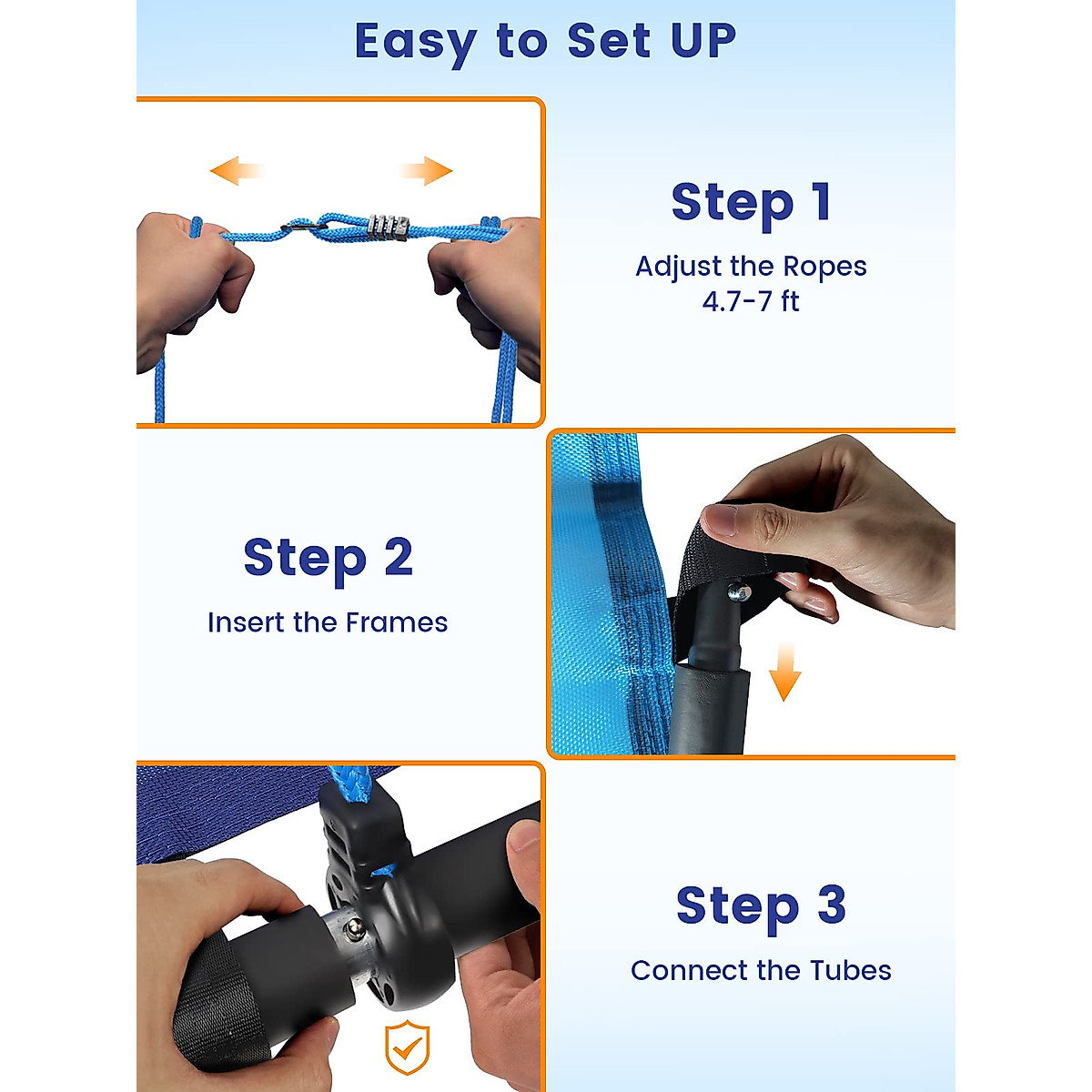 FUNJUMP Platform Tree Swing for Kids and Adults, Waterproof, Padded Steel Frame, Adjustable Ropes, 46" L x 31" W, Holds up to 700 lbs.