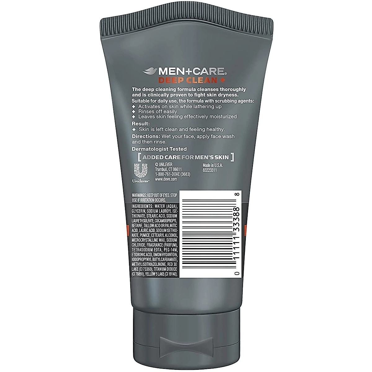 Dove Men+Care Face Scrub, Deep Clean Plus, 5 Ounce (Pack of 2)