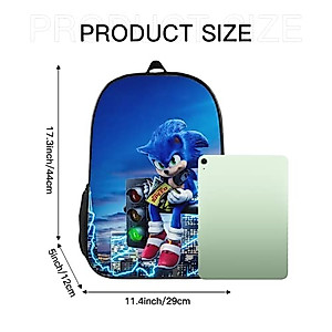 Suguroo Cartoon Backpack 17 Inch Large Laptop Backpack for Men teenager School Work Outdoor