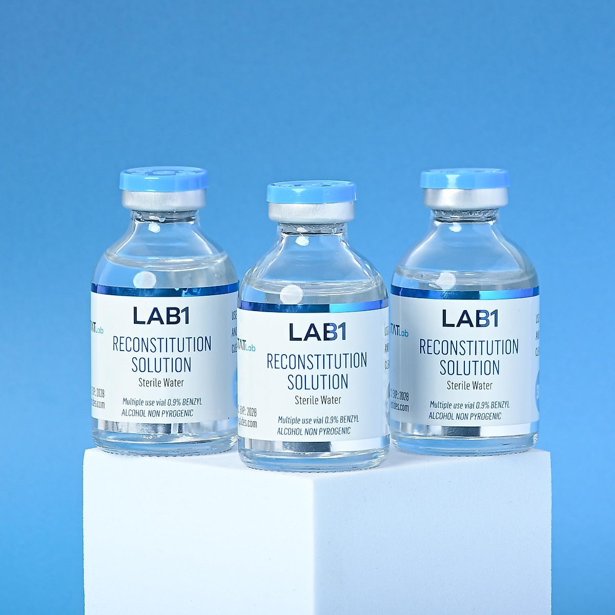 Stat Peptides Reconstitution Solution - Clear Glass Bottle - Pure Premium Formula - Best Quality - 30mL