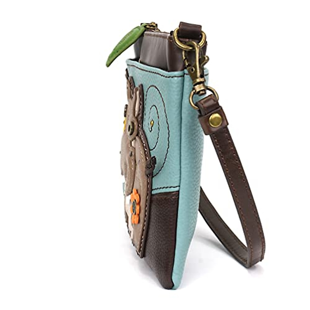 CHALA Mini Crossbody/Purse with Convertible Strap Stylish, Compact, Versatile - Hippo - blue