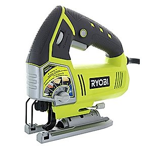 Ryobi JS481LG 4.8 Amp Corded Variable Speed T-Shank Orbital Jig Saw w/ Onboard LED Lighting System