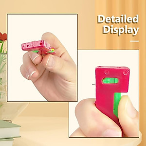 Automatic Needle Threader, Needle Threaders for Hand Sewing Plastic Sewing Machine Needle Threade for Embroidery Cross Stitch Craft (1)