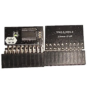 Replacement TPM2.0 Encryption Security Module, 20-1 Pin 2 * 10P TPM GA 20-1 Pin Remote Card Compatible with WIN11 2.0 System, for Gigabyte Platform Protection Module