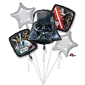 Amscan 3553301 Star Wars Foil Balloon Set