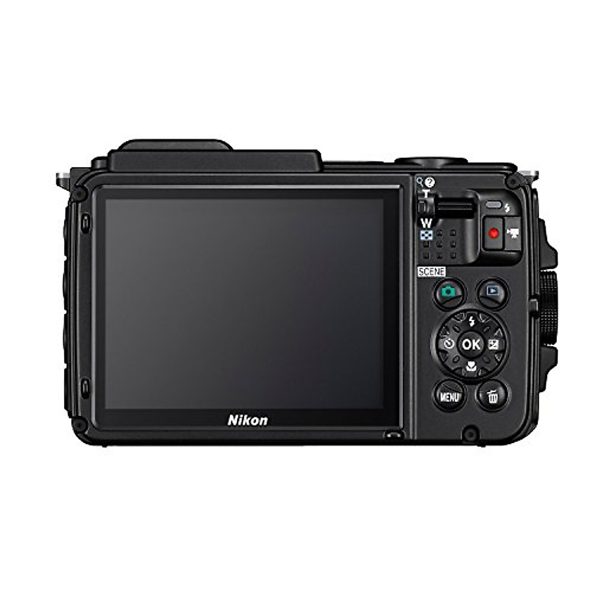 Nikon Coolpix AW130 16MP Waterproof Shockproof Digital Camera (Orange) (Renewed)