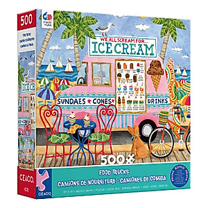 Ceaco - Food Trucks - Ice Cream Truck II - 500 Piece Jigsaw Puzzle