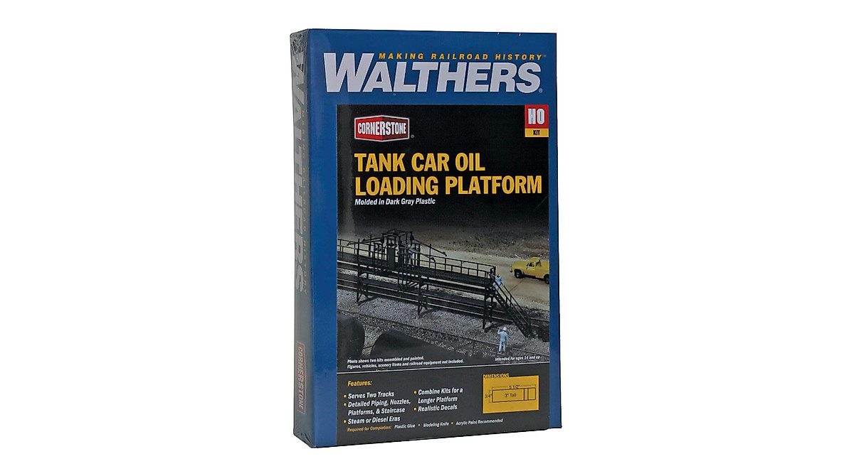 Walthers Cornerstone HO Scale Oil Loading Platform Kit