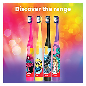 Colgate Minions Extra Soft Battery Toothbrush, Assorted